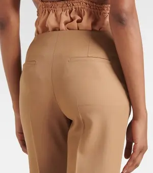 Chloé Mid-rise Straight Wool Pants