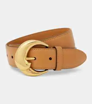 Etro Paisley Leather Belt - Brown