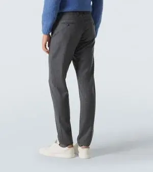 Canali Wool Straight Pants