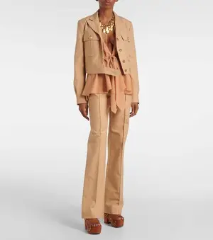 Chloé Cropped Cotton Jacket