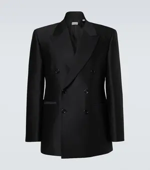 Burberry Wool And Silk Blazer