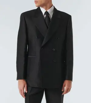 Burberry Wool And Silk Blazer