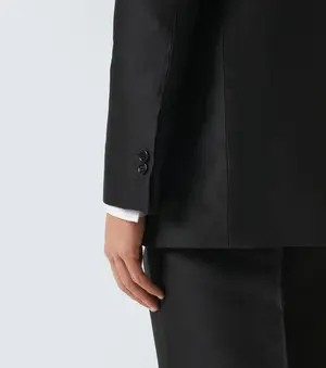 Burberry Wool And Silk Blazer