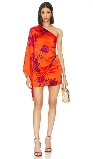 Nbd Nila Mini Skirt In Floral Print