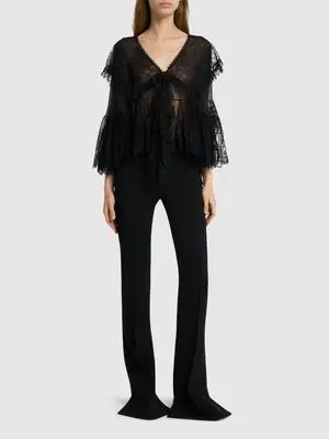 Chloé Ruffled Lace Shirt