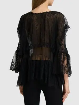 Chloé Ruffled Lace Shirt