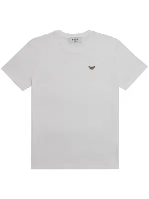 PELO FOUNDATION Dog-appliqué T-shirt - White