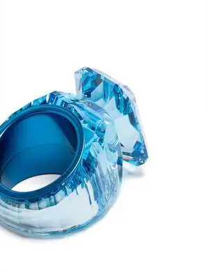 SWAROVSKI Lucent Crystal Cocktail Ring - Blue