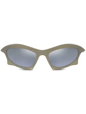 Balenciaga Rectangle-frame Sunglasses - Grey