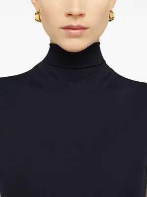 JIL SANDER Layered-design Midi Dress - Blue