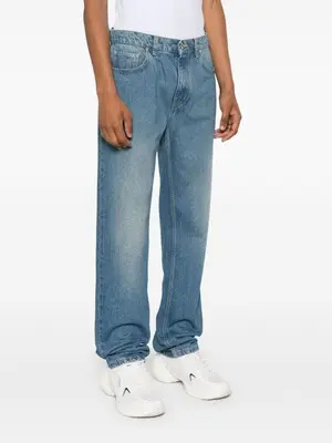 Casablanca Printed Embroidered Jeans