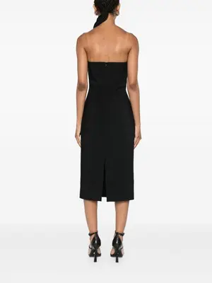 GENNY Sequin-detailed Strapless Midi Dress
