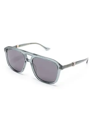 Gucci Printed Pilot-frame Sunglasses