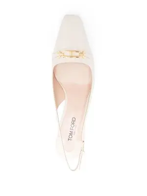TOM FORD 55mm Whitney Slingback Pumps - Neutrals