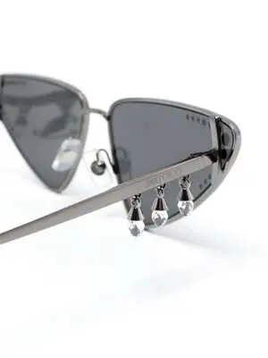 JIMMY CHOO Cat-eye Sunglasses - Silver
