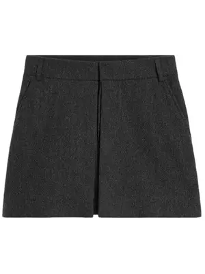 Ami Panelled Mini Skirt - Grey