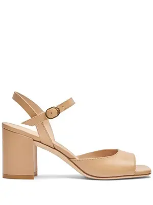 STUART WEITZMAN 75mm Tia Leather Sandals