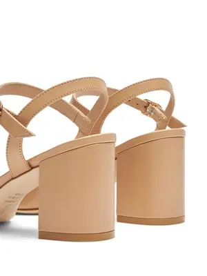 STUART WEITZMAN 75mm Tia Leather Sandals