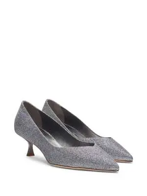 STUART WEITZMAN Eva 35mm Glitter Pumps