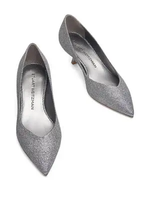 STUART WEITZMAN Eva 35mm Glitter Pumps