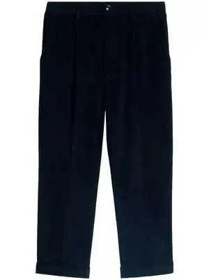 AMI Paris Tapered-leg Corduroy Trousers