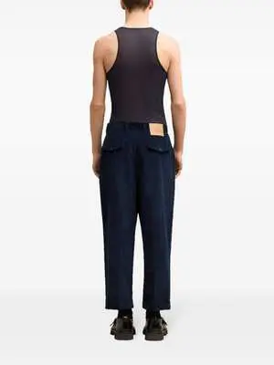 AMI Paris Tapered-leg Corduroy Trousers