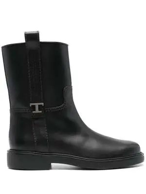 Tod's Contrast Stitching Boots For Women