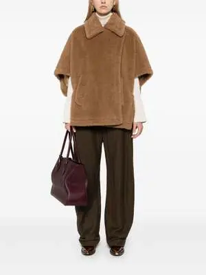 Max Mara Tebe Teddy Cape - Brown