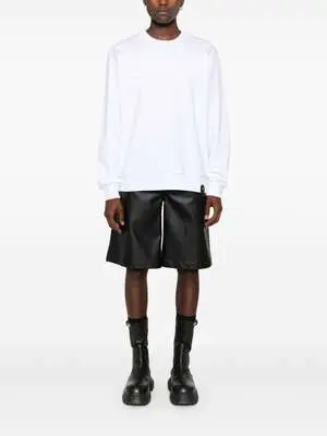 Philipp Plein Gothic Plein Cotton Sweatshirt - White