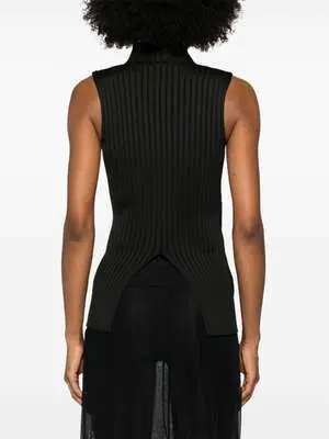 JIL SANDER Ribbed-knit Tank Top