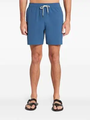 Polo Ralph Lauren Embroidered-logo Deck Shorts - Blue