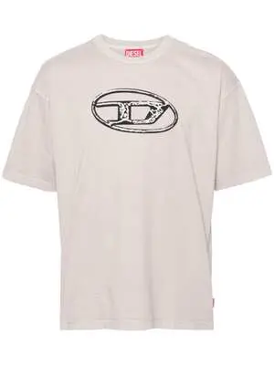 DIESEL® Oval D-appliqué Cotton T-shirt