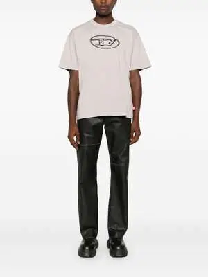 DIESEL® Oval D-appliqué Cotton T-shirt
