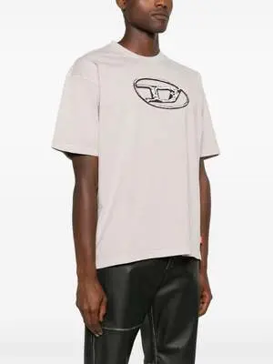 DIESEL® Oval D-appliqué Cotton T-shirt