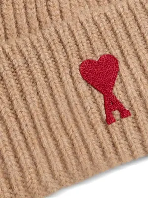 Ami De Coeur Ribbed Beanie
