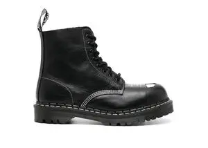Dr. Martens 1460 Pascal Bex Exposed Steel Toe Lace Up Boots - Black