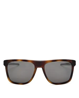 Oakley Leffingwell Square Sunglasses - Tortoise/gray Solid