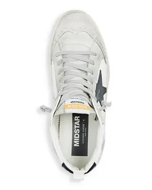 GOLDEN GOOSE Mid Star Mid Top Sneakers - White/ice