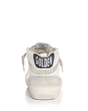 GOLDEN GOOSE Mid Star Mid Top Sneakers - White/ice