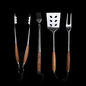 SCHMIDT BROTHERS Bbq Bonded Teak 4-pc. Grill Set