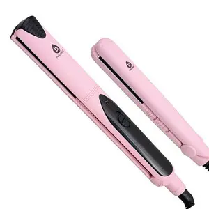 PURSONIC Flat Iron With A Free Travel Straightener - Pink