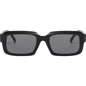 FIFTH & NINTH Danni Oversized Rectangular Sunglasses - Black