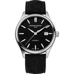 FREDERIQUE CONSTANT Classics Index Automatic Strap Watch - Silver-tone