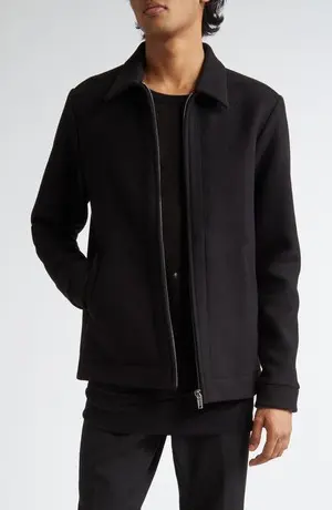 Rick Owens Spread Collar Outerwear For Men