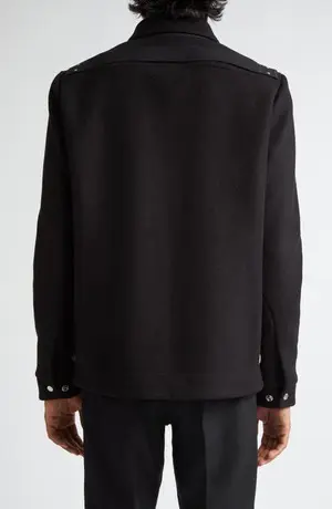 Rick Owens Brad Wool Jacket - Black