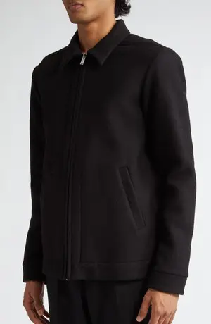 Rick Owens Brad Wool Jacket - Black
