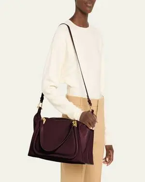 Chloé Paraty 24 Large Bag - Dimness Purple