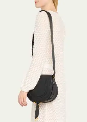 Chloé Marcie Medium Crossbody Bag - Black