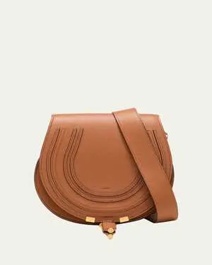 Chloé Marcie Medium Crossbody Bag - Tan