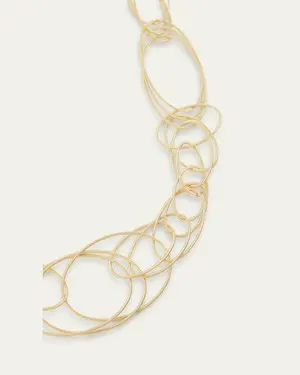 Buccellati Hawaii 18k Oval Link Necklace